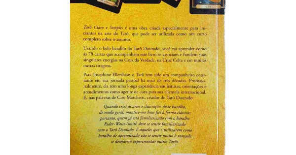 Livro Tarô Claro e Simples Aprenda A Ler As Cartas De Maneira Rápida e ... Livro Tarô Claro e Simples Aprenda A Ler As Cartas De Maneira Rápida e ...